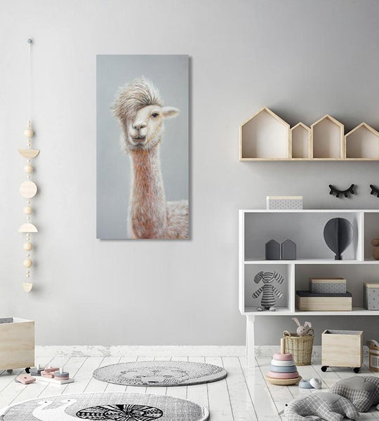 100% handmade Long Neck- alpaca 20x40 Inch (50x100cm) – 7wallarts