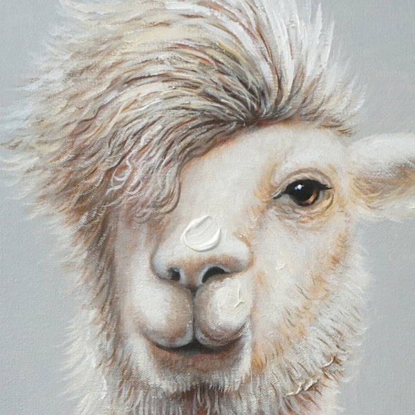 100% handmade Long Neck- alpaca 20x40 Inch (50x100cm) – 7wallarts
